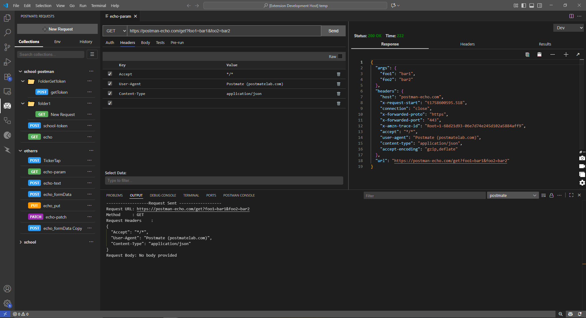 Postmate Client – Lightweight REST API Client for VS Code